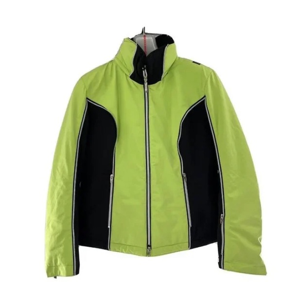 Skea | Jackets & Coats | Skea Lime Green And Black Ski Jacket Zipper ...
